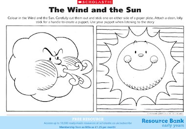The Wind and the Sun – FREE Early Years teaching resource - Scholastic