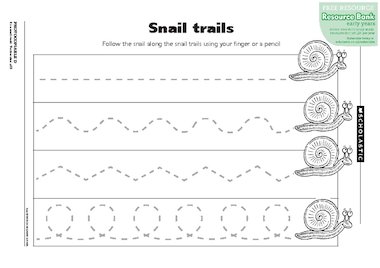 Snail trails – FREE Early Years teaching resource - Scholastic