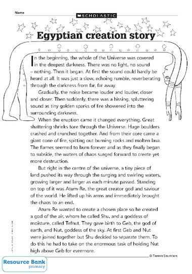 Ancient Egypt: Egyptian creation story – Primary KS2 teaching resource ...