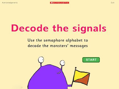 Decode the signals – semaphore interactive – Primary KS2 teaching ...