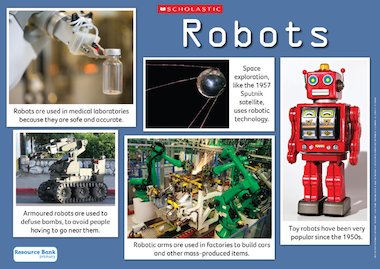 Robots poster – Primary KS2 teaching resource - Scholastic