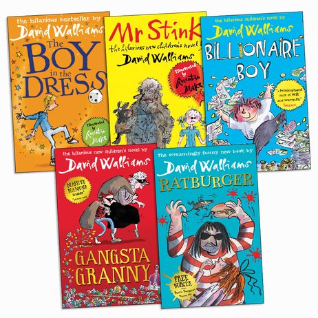 David Walliams Pack x 5 - Scholastic Shop