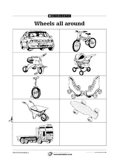 Wheels all around – FREE Primary KS1 teaching resource - Scholastic