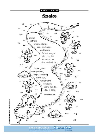 Snake – FREE Primary KS1 teaching resource - Scholastic