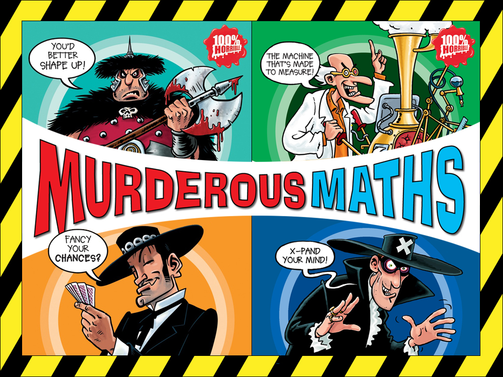 Murderous Maths Wallpaper - Scholastic Kids' Club