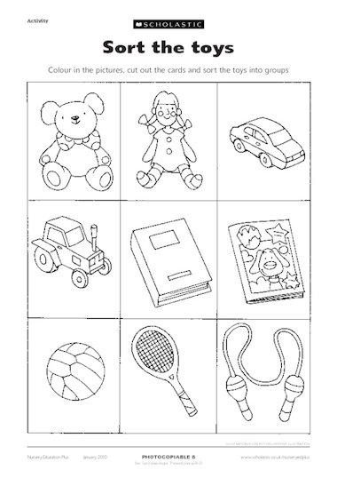 Sort the toys – FREE Early Years teaching resource - Scholastic