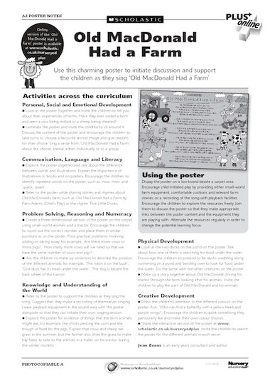 Old MacDonald Had a Farm – activities – FREE Early Years teaching ...